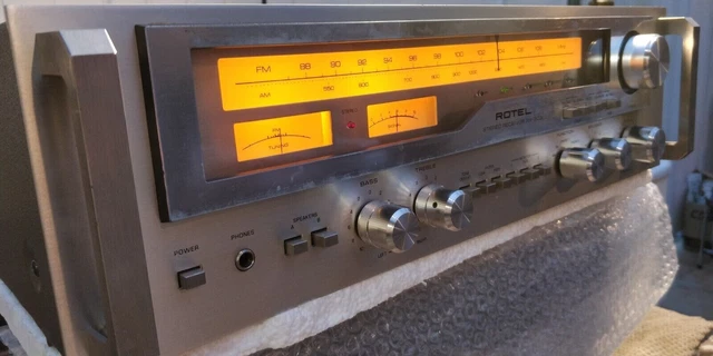 AMPLIFICATEUR STEREO RECEIVER Rotel Rx-803 Ampli Fonctionne Vintage ...