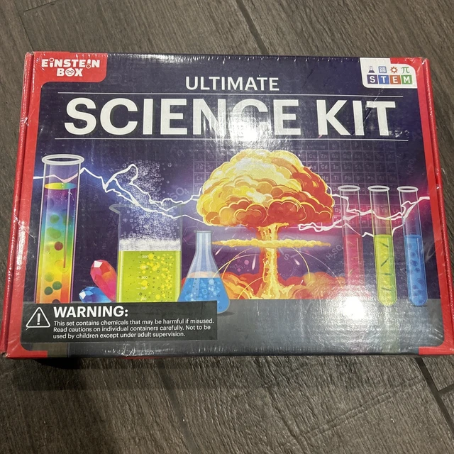 EINSTEIN BOX ULTIMATE Science Experiment Kit for Kids Aged 8-16 STEM ...