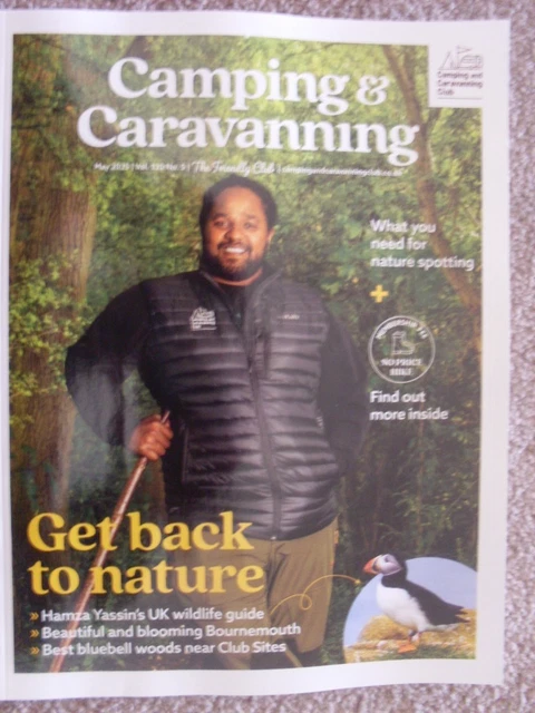 CAMPING AND CARAVANNING club magazine May 2025 £2.28 - PicClick UK