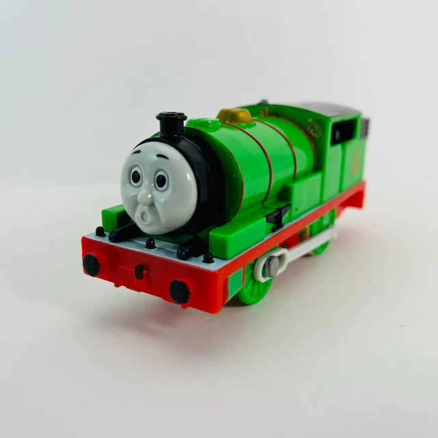 THOMAS & FRIENDS Trackmaster SURPRISE FACE PERCY Motorized Train Engine ...