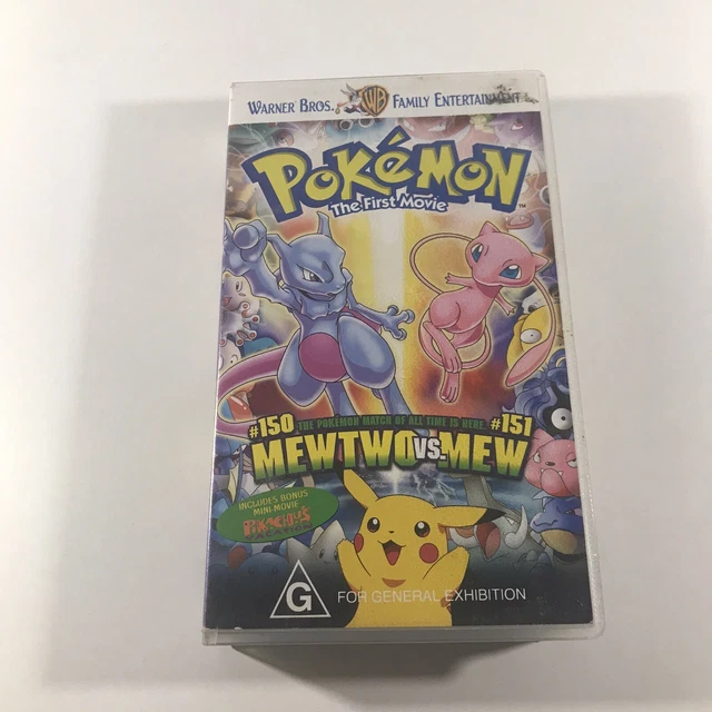 POKÉMON THE FIRST Movie : Mewtwo vs Mew VHS PAL Video Movie Animation £ ...