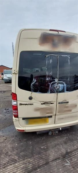 REAR DOOR MERCEDES Sprinter Mk2 (906 Ncv3) 06-18 White Passengers Side ...