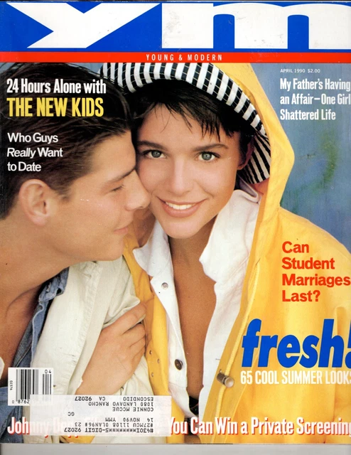 YM YOUNG & Moderne Magazine Avril 1990 Nkotb Neuf Enfants Mode Ado ...