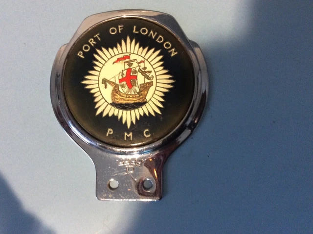 CAR BADGE FEDERATION Of British Police Motor Club Fbp Mc Emblem Port Of ...
