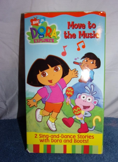 DORA THE EXPLORER Move to the Music 2002 VHS Tape $5.40 - PicClick CA