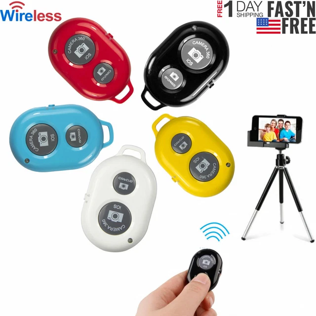 WIRELESS REMOTE CAMERA Selfie Shutter Control Universal for iPhone ...