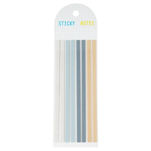STRIPS-MEMO NOTE TAB Translucent Sticky Notes Long Page-Markers Sticky ...