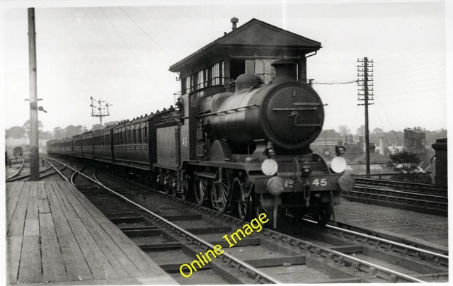 Railway Darkroom Photo Sr Lbscr B4 4 4 0 No 45 Haywards Heath C1923 £3