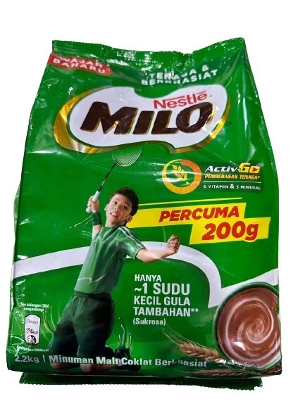 NESTLE MILO CHOCOLATE Malt Activ-Go Powder (2kg) Malaysia £55.26 ...