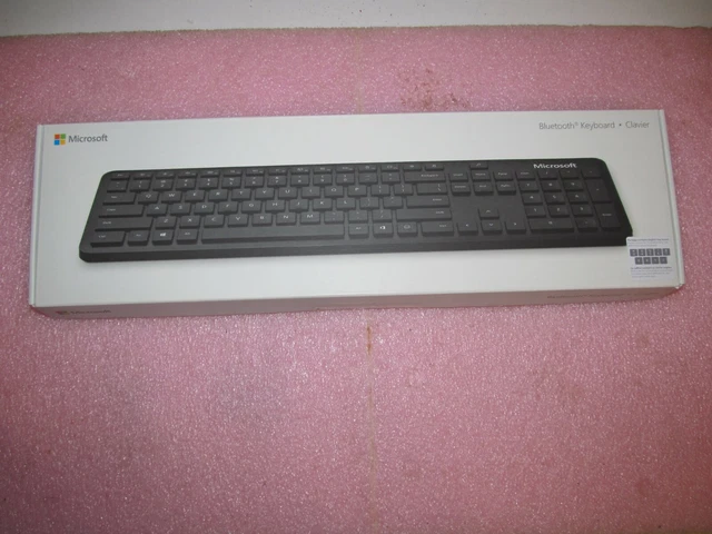 MICROSOFT BLUETOOTH WIRELESS Keyboard US English 1898 / QSZ-00001 £19. ...