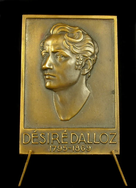 MÉDAILLE VICTOR ALEXIS Désiré Dalloz urisconsulte jurisprudence ...