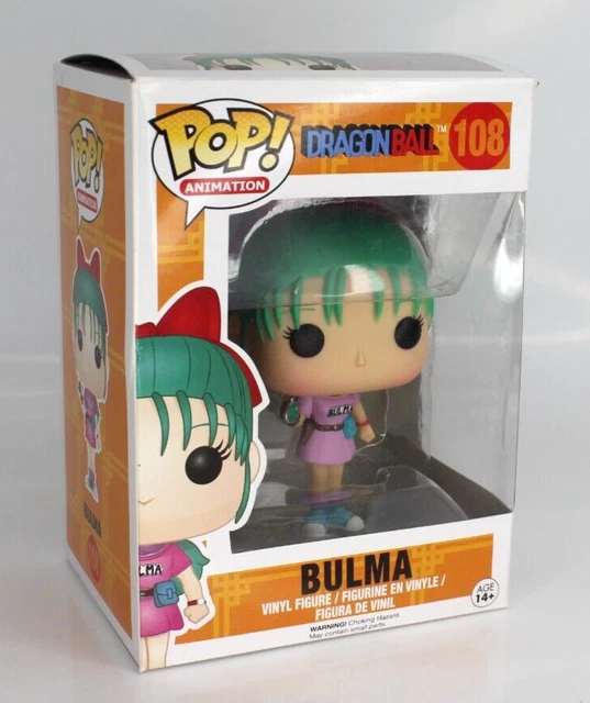 FUNKO POP! DRAGON Ball Animation BULMA Vinyl Figure #108 NIB VAULTED ...