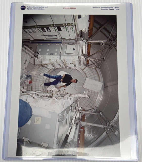 NASA STS 102 Cosmonaut Yuri Gidzenko On ISS Red Numbered Photo $18.18 ...
