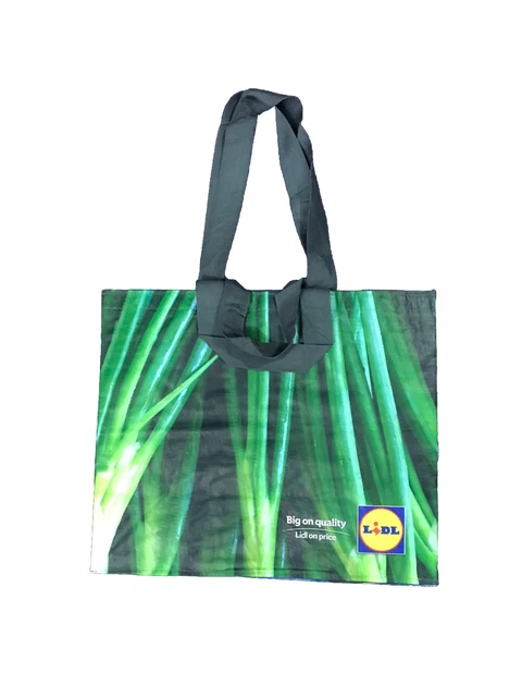 5 X LIDL Reusable Large Shopping Bag with 4 handles Shoulder/Tote Bag ...