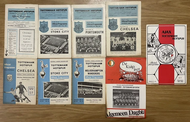TOTTENHAM HOTSPUR SPUR Football Programme Bundle Job Lot x9 1963-1983 £ ...