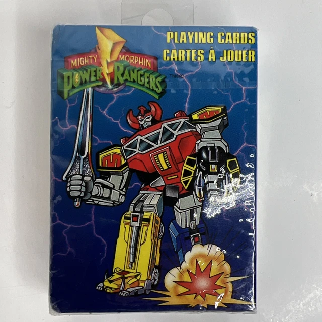 VINTAGE 1994 SABAN Mighty Morphin Power Rangers Playing Cards Still ...