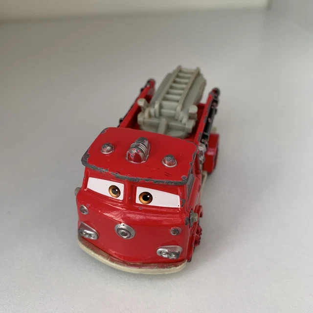 DISNEY PIXAR CARS Red Fire Truck Engine, Radiator Springs DIECAST £5.00 ...