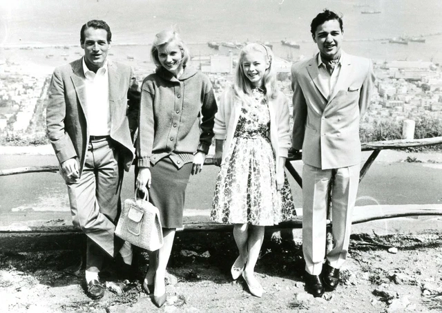 PAUL NEWMAN EVA Marie Saint Jill Haworth Sal Mineo "Exodus" Preminger ...