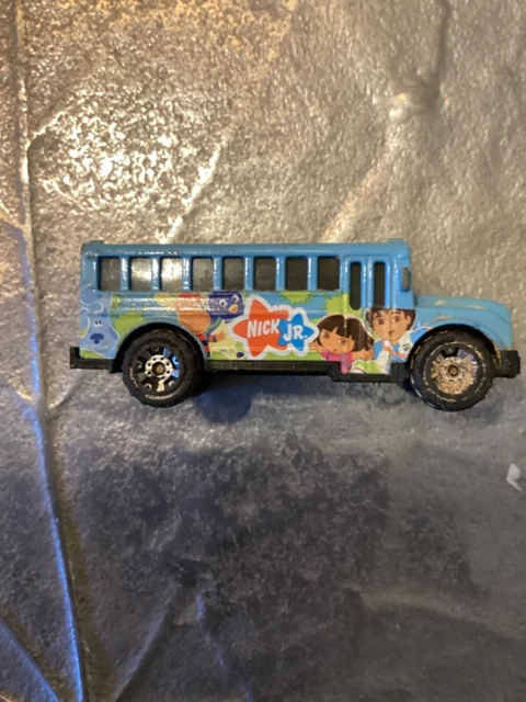 MATCHBOX DORA THE Explorer School Bus 3" Diecast Scale Model Nick Jr ...