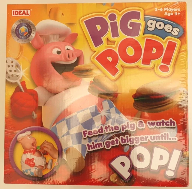 PIG GOES POP Game By Ideal Kids Game Age 4+ New And Sealed £25.00 ...