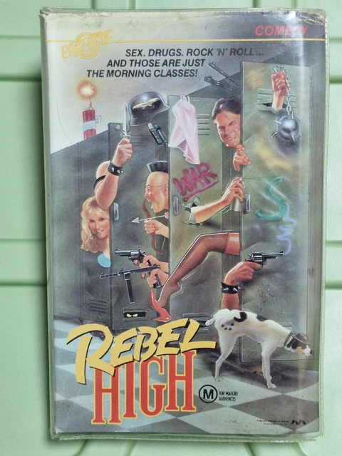 REBEL HIGH VHS Clamshell 1993 Rare Watched Works Great $45.00 - PicClick AU