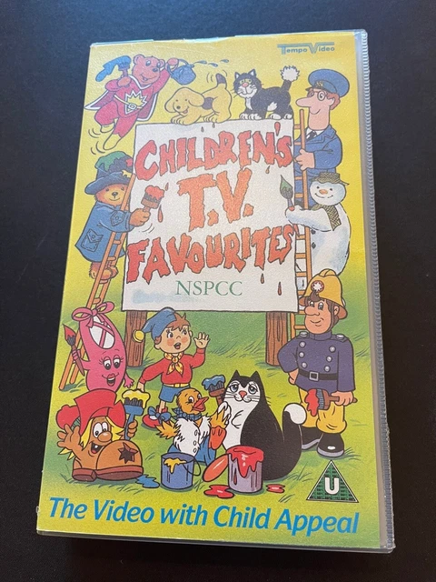 CHILDREN'S TV FAVOURITES Nspcc Postman Pat Sam Spot Pal Vhs Video Kids ...