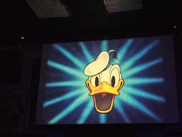 16MM WALT DISNEY Donald Duck UP A TREE classic Cartoon LPP LOW FADE ...