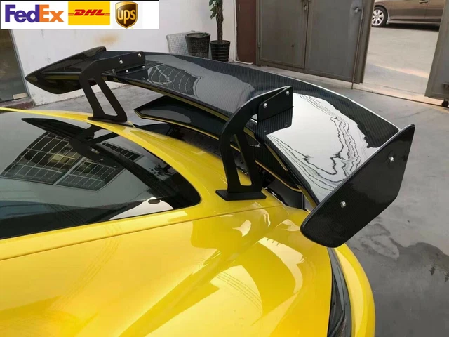 CARBON FIBER REAR Spoiler Wing GT4 Style For Porsche 718 981 987 ...