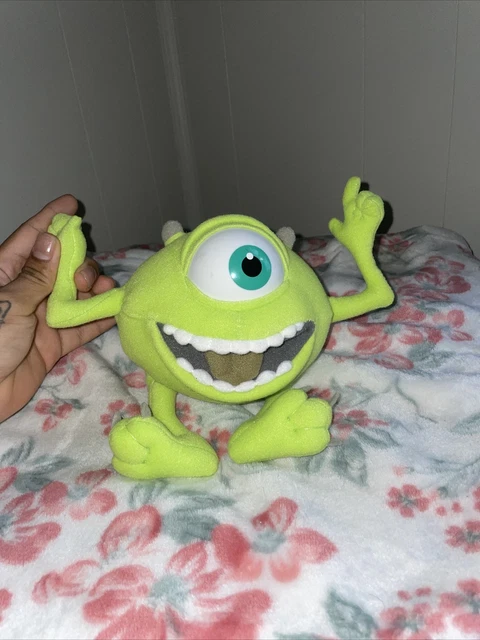 MONSTERS INC MIKE WAZOWSKI Action Eye Talking Plush Hasbro 8" Disney ...