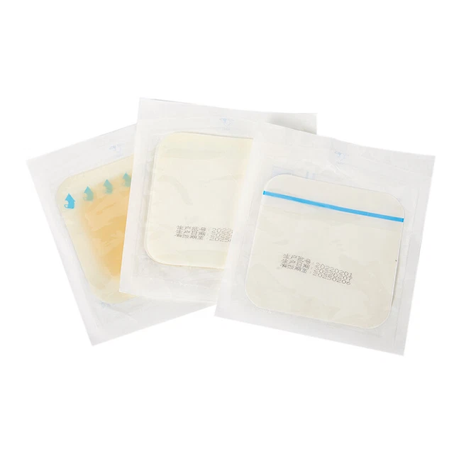 HYDROCOLLOID ADHESIVE DRESSING Wound Dressing Sterile Bedsore Healing ...