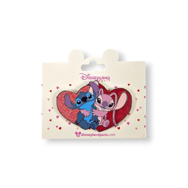 Stitch And Angel Love Valentine 2024 Oe Disneyland Paris© Disney© Pin