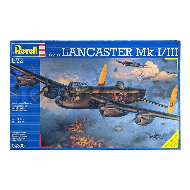 REVELL AVRO LANCASTER Mk. I/III WWII Heavy Bomber Aircraft 1:72 MODEL ...