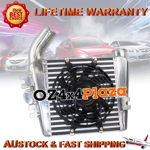 TOP MOUNT INTERCOOLER +9 '' FAN For Nissan Patrol GU 3.0 L ZD30 DI ...
