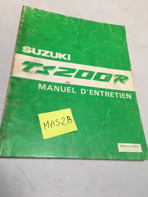 SUZUKI TS200R TS200 R TS 200 Technical Review Manual Workshop ...