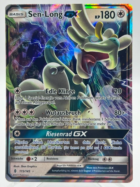 SEN-LONG GX - Stunde der Wächter - 115/145 - Pokemon Karte - Deutsch ...