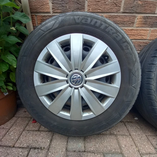 VW TRANSPORTER T6 steel wheels with plastic covers £20.00 - PicClick UK
