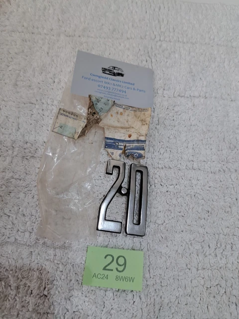 FORD ESCORT MK2 Rs2000 Early Front Wing Badge £40.00 - PicClick UK
