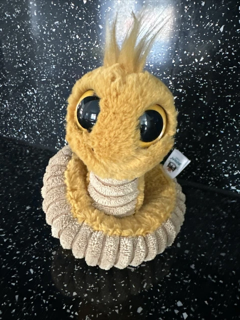 JELLYCAT YELLOW WIGGLY Worm - Worm Soft Toy - Big Eyed Worm - Worm ...