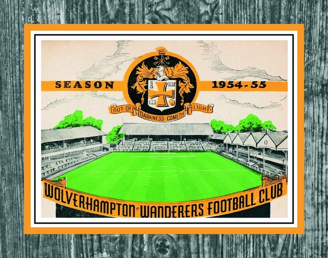 WOLVERHAMPTON WANDERERS FC Football Plaque Metal Bar Sign Gift Poster ...