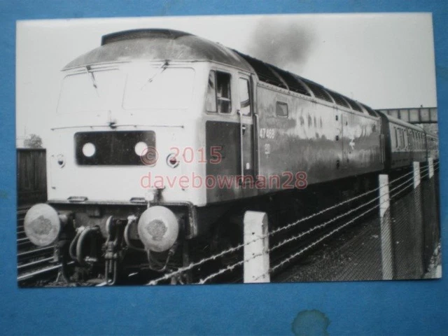 PHOTO CLASS 47 Diesel 47 468 £1.50 - PicClick UK