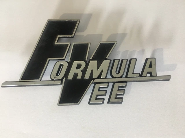 ORIGINAL FORMULA VEE Badge for Vintage Volkswagen Beetle with Fitting ...
