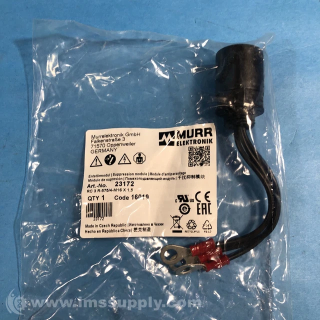 MURRELEKTRONIK 23172 MOTOR Suppressor Varistor, 3x575VAC/4kW FNFP $25. ...