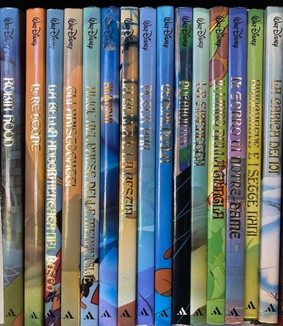 WALT DISNEY Serie Disneyana Oro ed. Mondadori 15 libri per ragazzi EUR ...