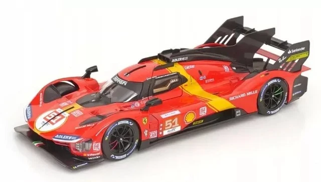 BBURAGO FERRARI 499P 3.0L Turbo V6 Team Ferra 1:18 18-163 Bburago £93. ...