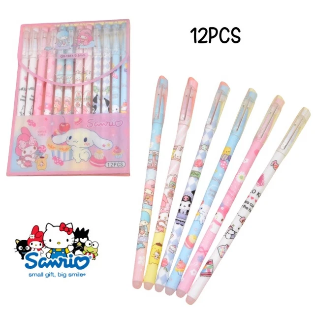 CUTE CARTOON ERASABLE Gel Pen For Students Blue/bla Ink 0.5mm Tip $18. ...