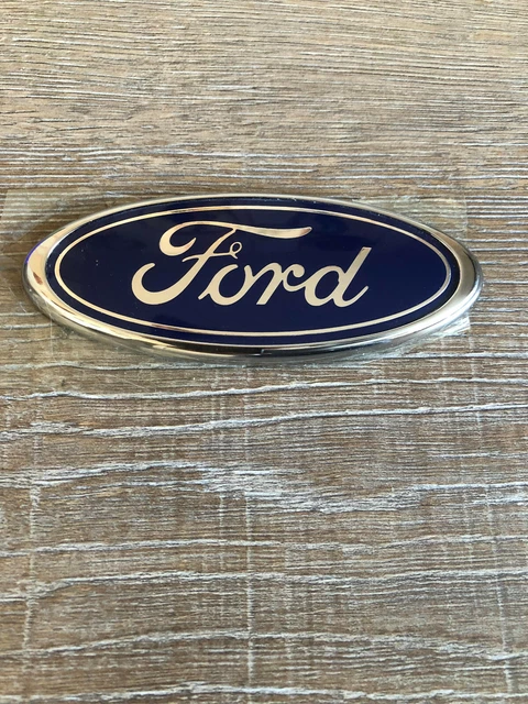 ORIGINAL FORD EMBLEM Schriftzug Logo Plakette Autozeichen 11,5 x 4,5 cm ...