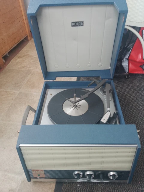 1960S DECCA RP205 Deram Pick Up Portable Valve Record Player £100.00 ...