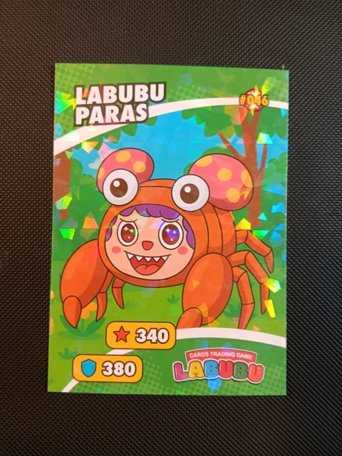 LABUBU PARAS POKEMON Labubu Cards Trading Game Card Peru US Seller MINT ...