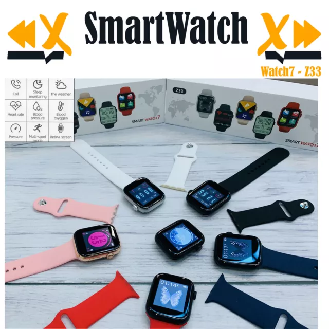 OROLOGIO SMARTWATCH INTELLIGENTE bluetooth Z33 touchscreen Nero EUR 18 ...