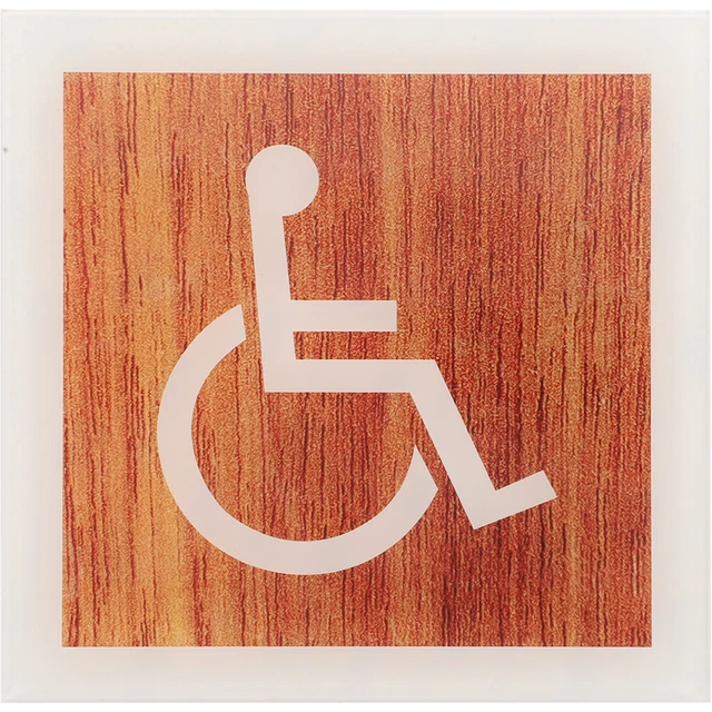 WHEELCHAIR ACCESSIBLE DOOR Sign Disability Restroom Sign Handicaps ...